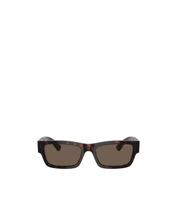 Prada Rectangular Frame Sunglasses - Brown