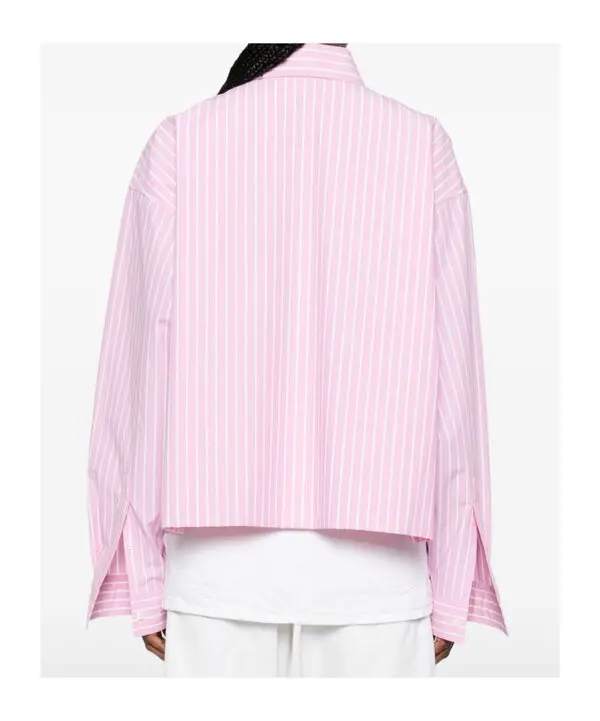 Balenciaga Striped Long Sleeve Shirt