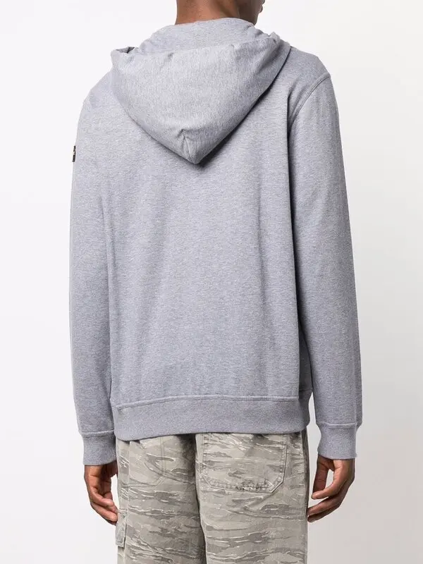 PAUL  SHARK Paul & Shark Logo Print Zip-up Hoodie