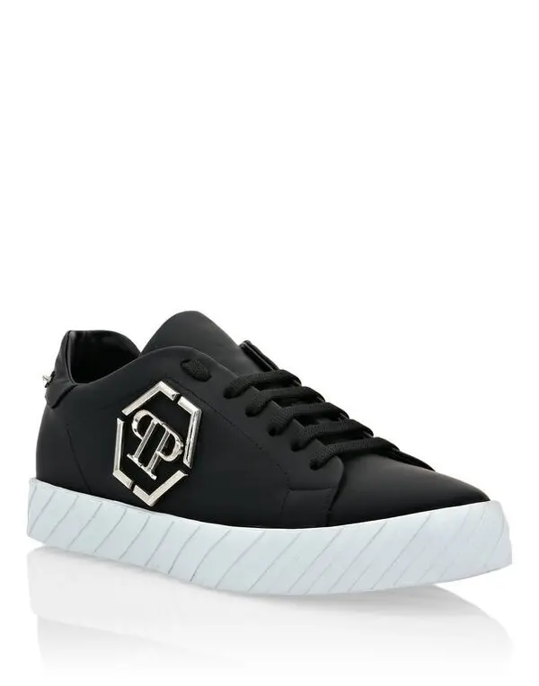 Philipp Plein Logo Detail Sneakers - Black