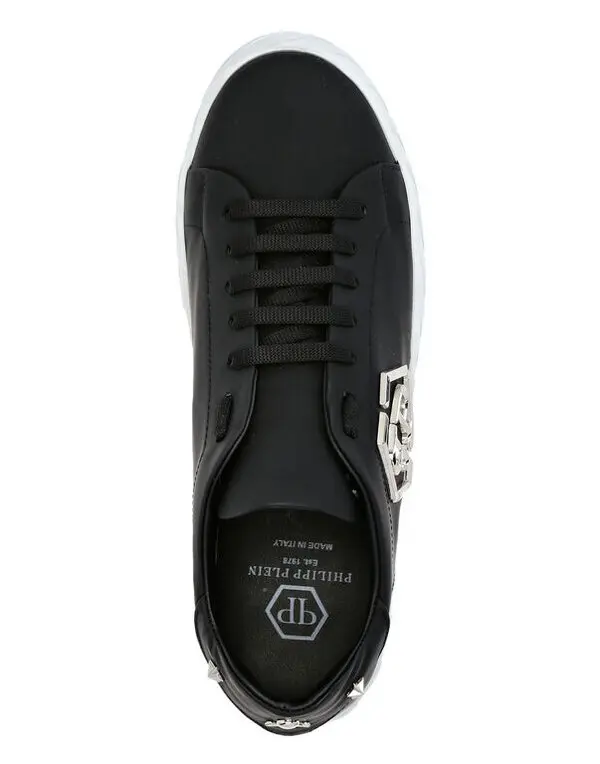 Philipp Plein Logo Detail Sneakers - Black