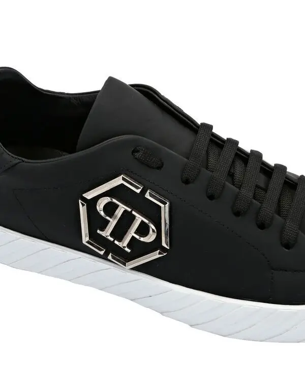 Philipp Plein Logo Detail Sneakers - Black