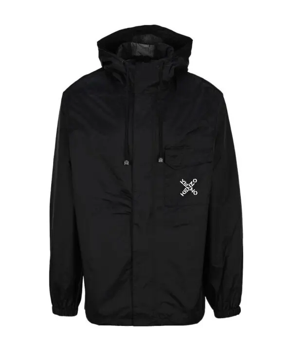 Kenzo X Logo" Hooded Rain Jacket