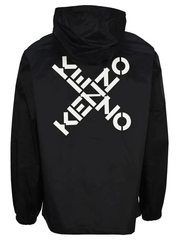 Kenzo X Logo" Hooded Rain Jacket