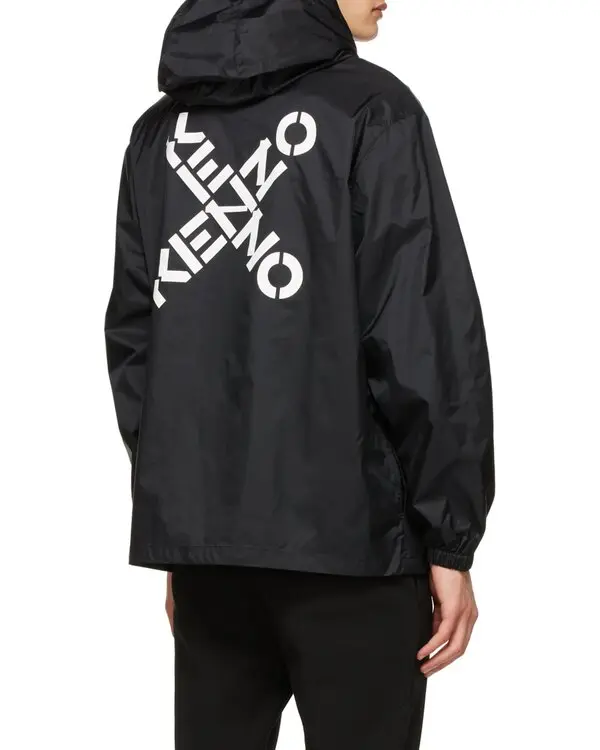 Kenzo X Logo" Hooded Rain Jacket