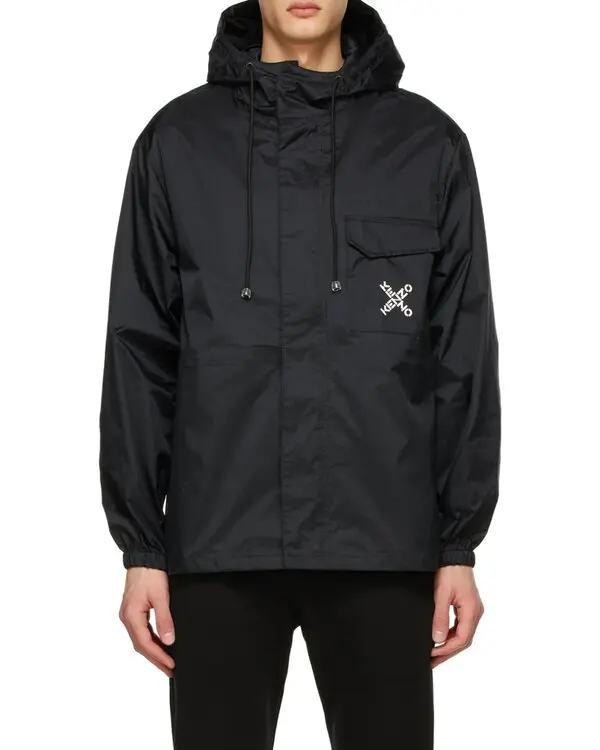 Kenzo X Logo" Hooded Rain Jacket