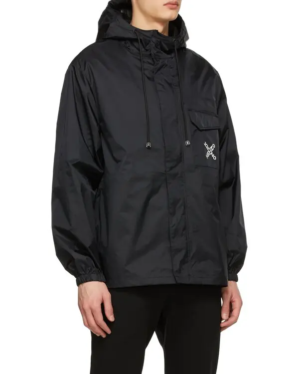 Kenzo X Logo" Hooded Rain Jacket
