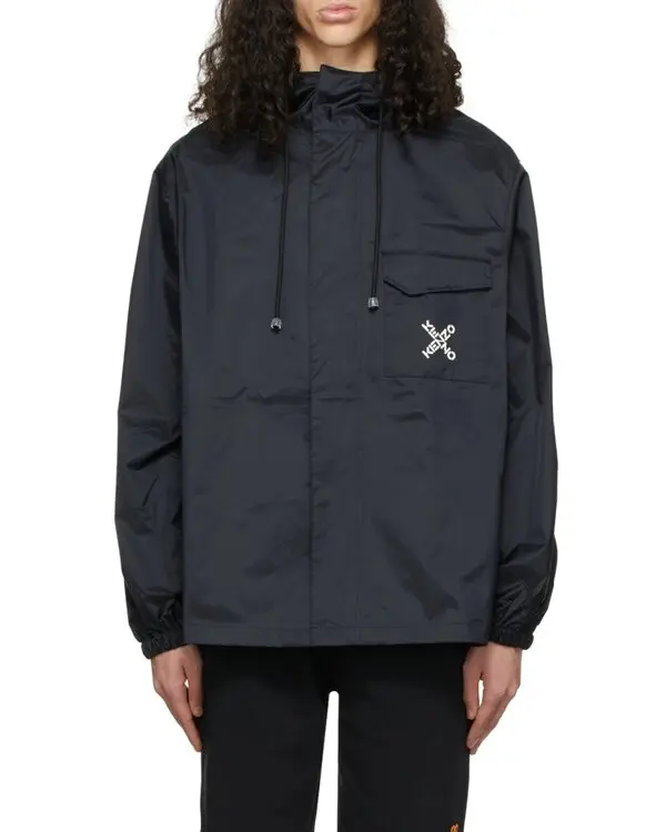 Kenzo X Logo" Hooded Rain Jacket