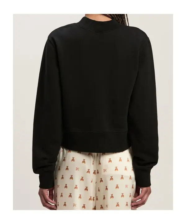 Palm Angels Bear In Mind Crewneck Sweatshirt - Black-brown