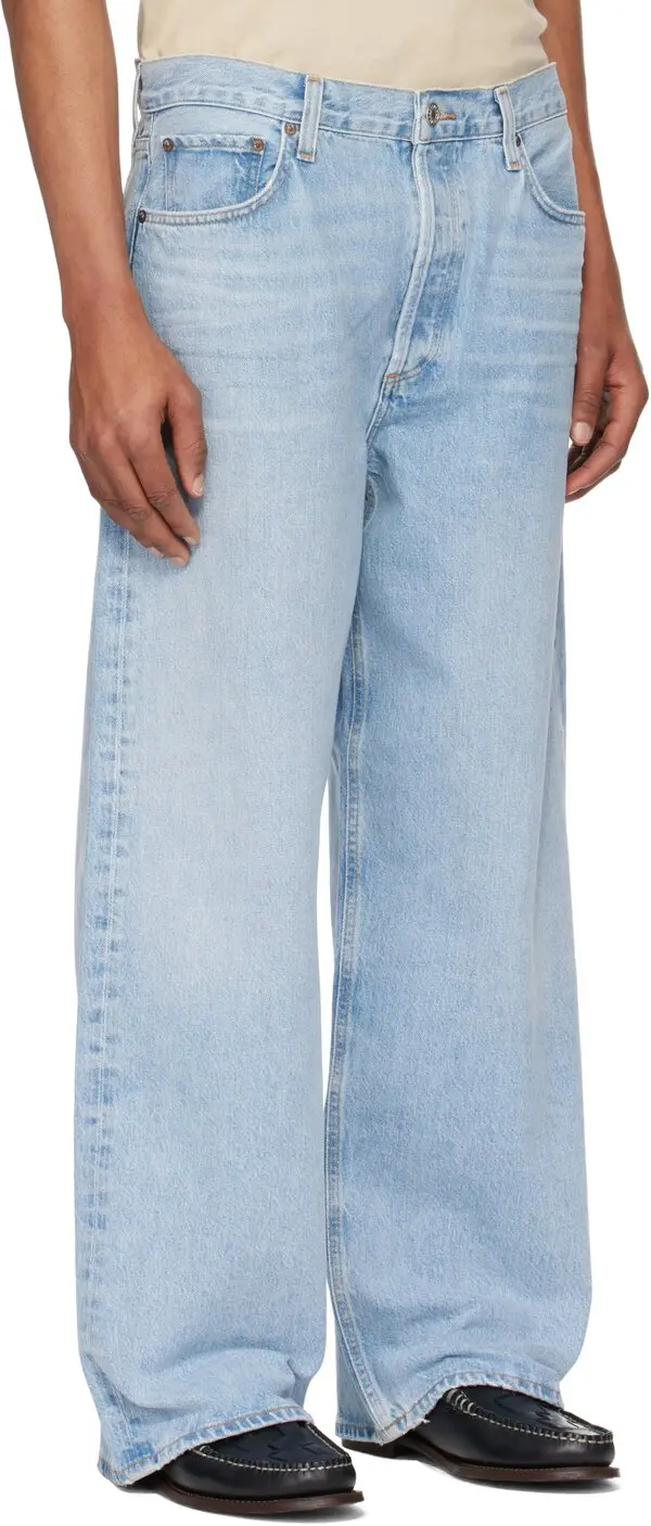 AGOLDE Low Slung Baggy Jeans - Blue