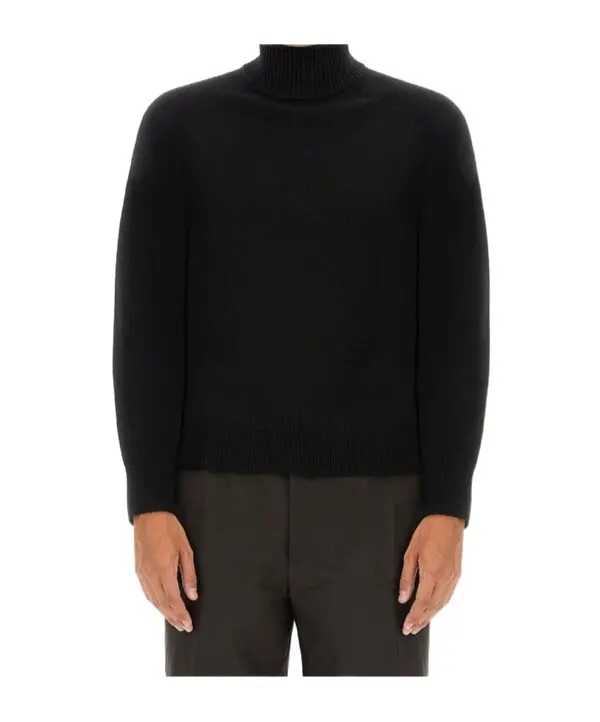 Dries Van Noten Long-sleeved Roll-neck Jumper - Black