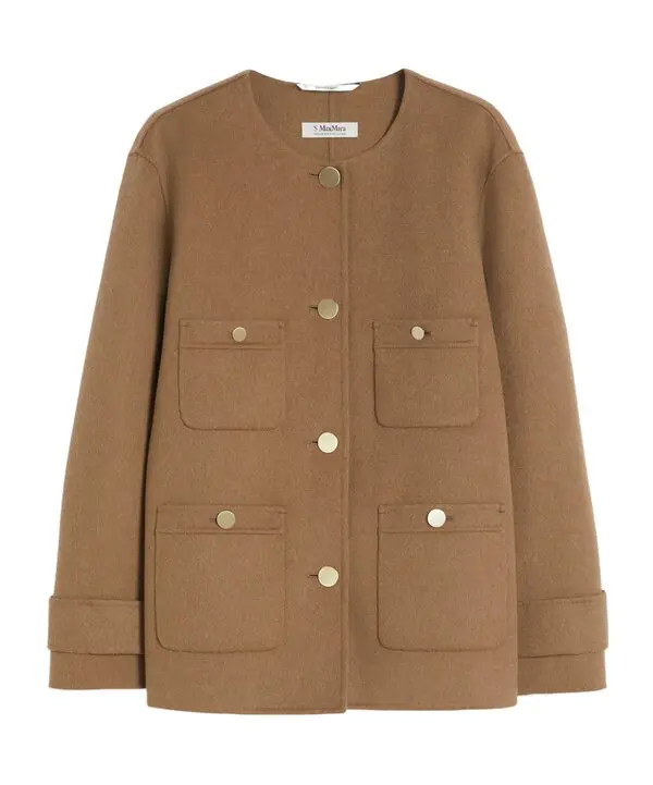 Max Mara Buttoned Pocket Jacket