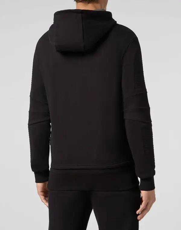 Philipp Plein Logo Detail Hooded Sweatshirt