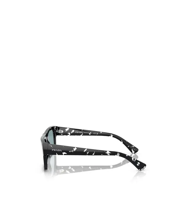Prada Rectangular Frame Sunglasses - Black