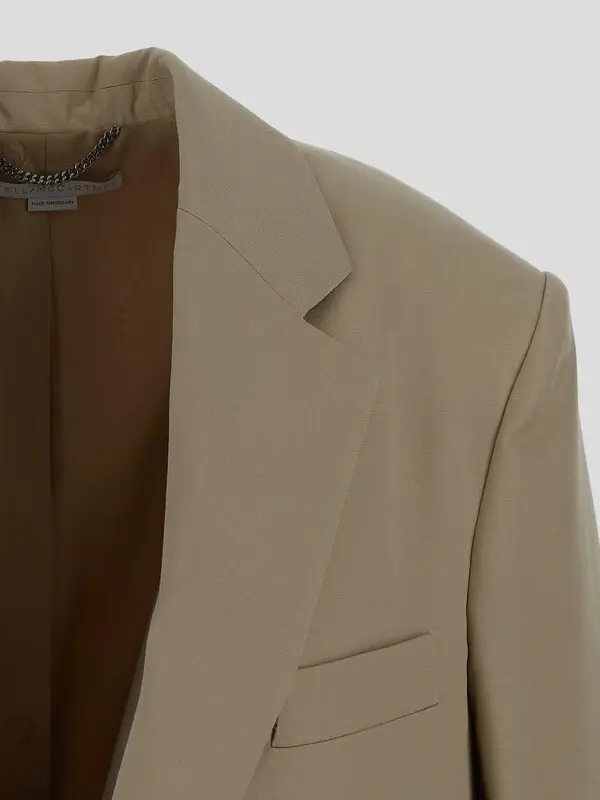 Stella McCartney Single-breasted Tailored Blazer - Brown