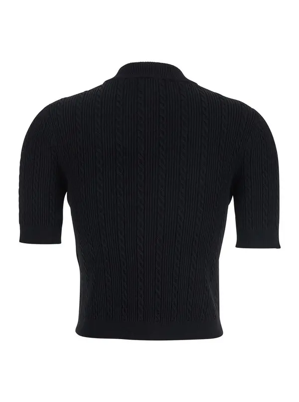 Balmain Button Embellished Knitted Cardigan