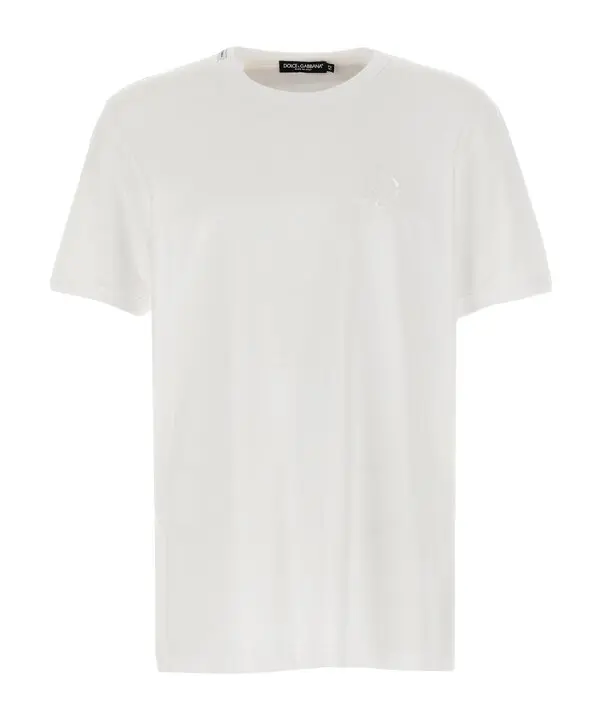 Dolce & Gabbana Dolce Gabbana Logo Embroidered Crewneck T-shirt