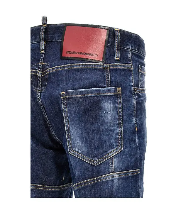 Dsquared2 Distressed Skinny Jeans - Blue