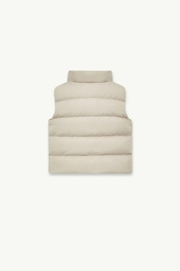 Moncler Padded Vest With Tricolor Trim