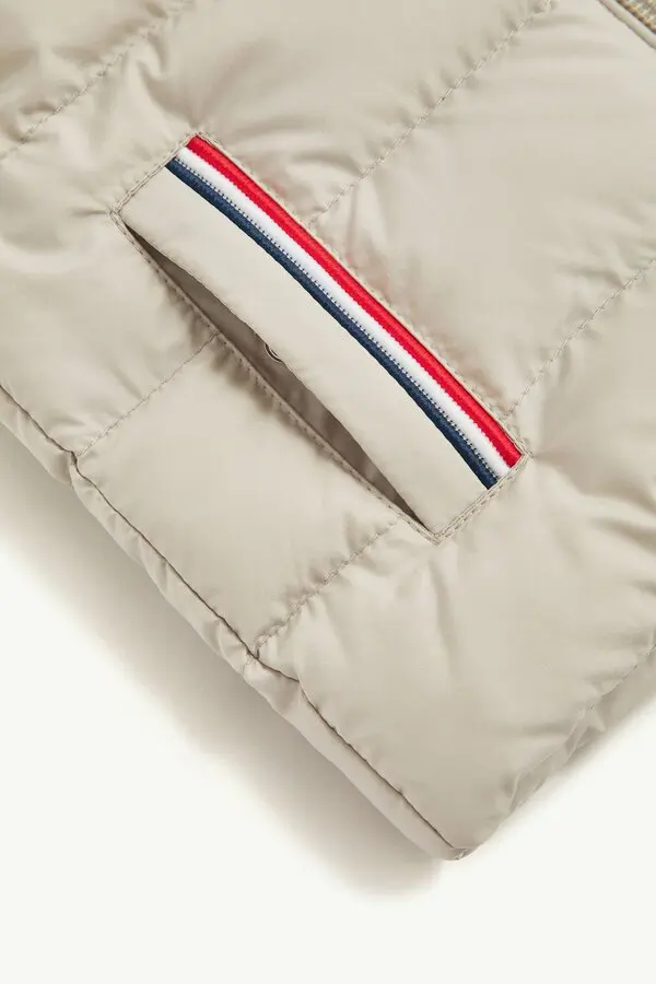 Moncler Padded Vest With Tricolor Trim