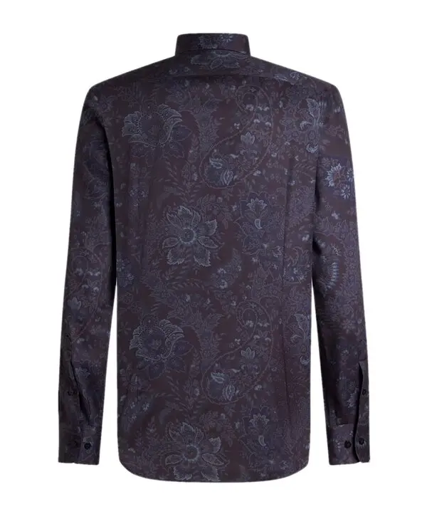 Etro Allover Floral Printed Long-sleeved Shirt