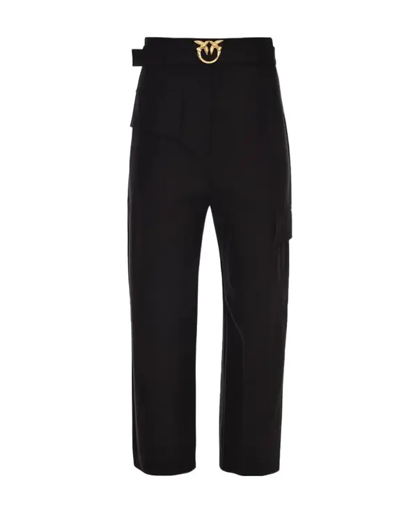 Pinko Logo Casual Pants