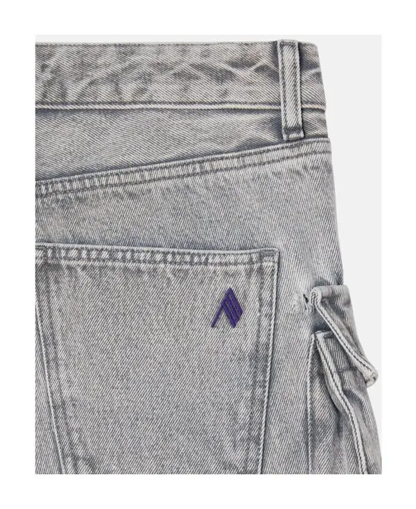 Attico Essie Long Cargo Pants - Gray