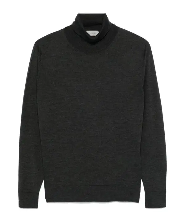 Canali Turtleneck Sweater - Black