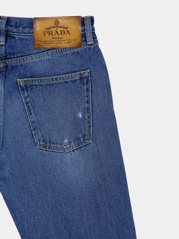 Prada Mid-rise Straight Leg Jeans