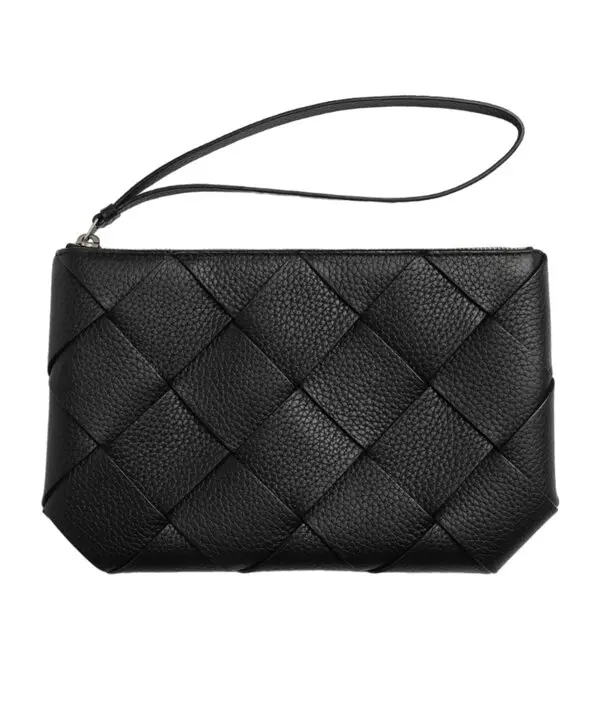 Bottega Veneta Diago Medium Pouch - Black