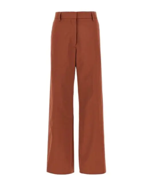 Dries Van Noten Mid-waisted Taffeta Trousers