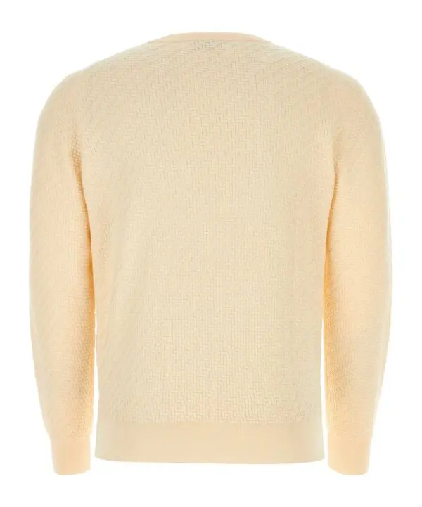 Brioni Long-sleeved Sweater - Nude