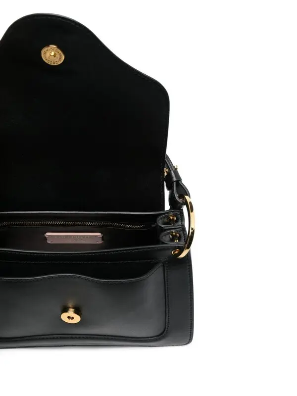 COCCINELLE C-me Foldover Top Tote Bag - Black