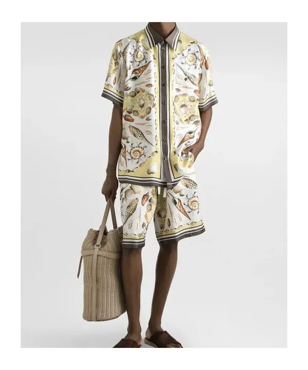 Dolce & Gabbana Dolce Gabbana Shell Printed Short-sleeved Shirt