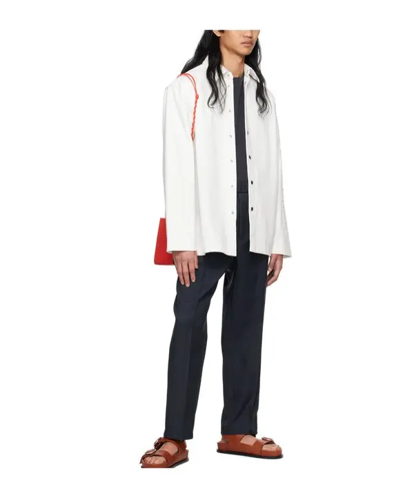 JIL SANDER Long-sleeved Buttoned Denim Shirt - No