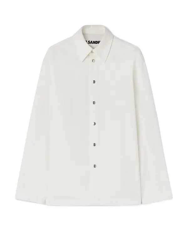 JIL SANDER Long-sleeved Buttoned Denim Shirt