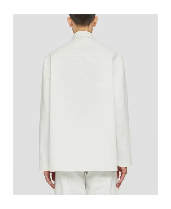 JIL SANDER Long-sleeved Buttoned Denim Shirt
