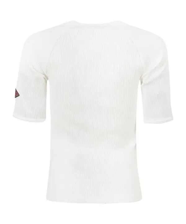 Bottega Veneta Ribbed T-shirt With Embroidered Logo