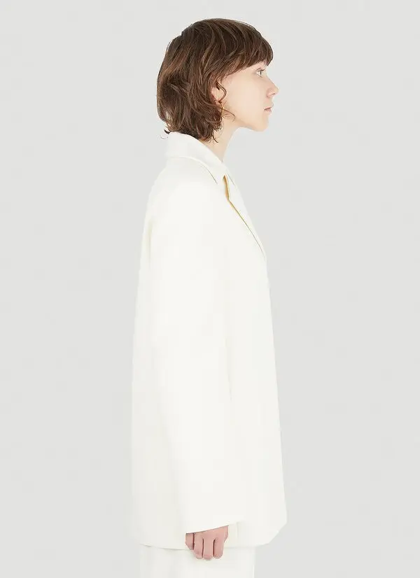 JIL SANDER Padded Shoulder Tailored Blazer