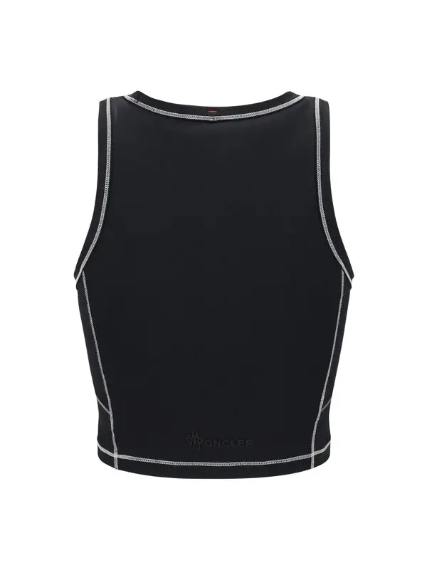 Moncler Logo Embroidered Tank Top