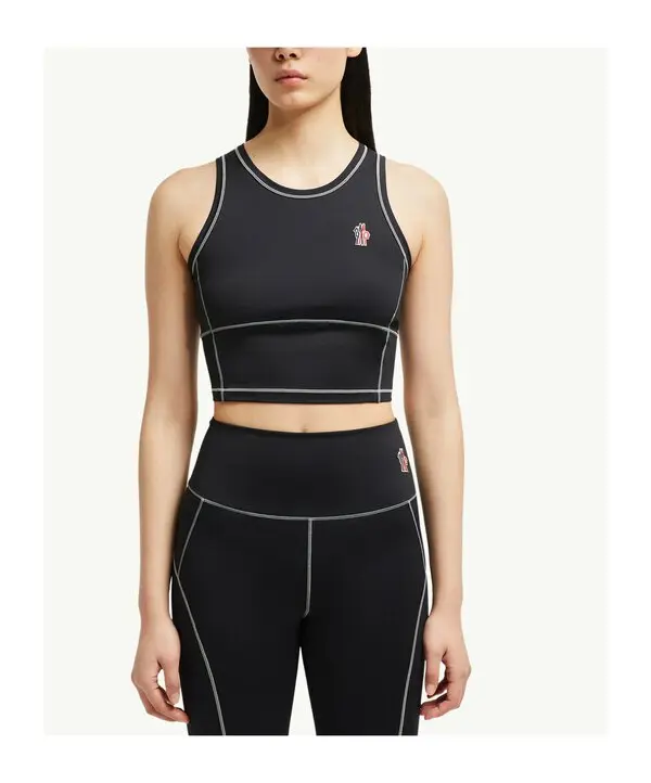 Moncler Logo Embroidered Tank Top