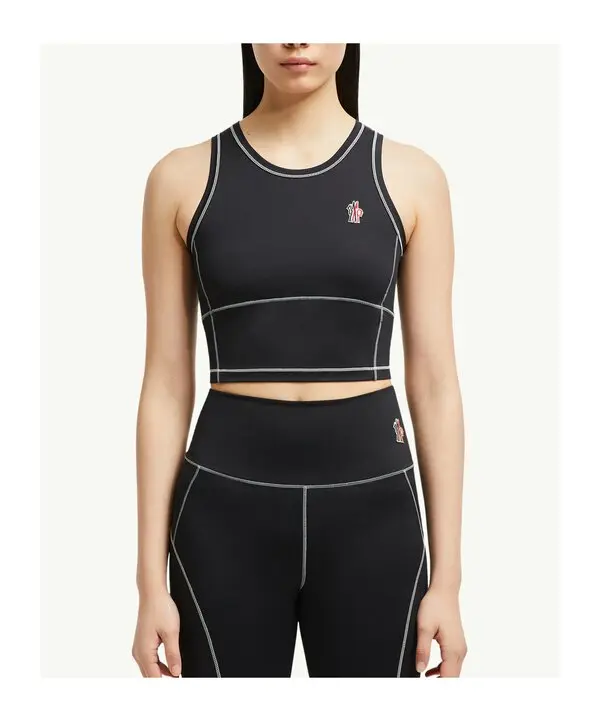 Moncler Logo Embroidered Tank Top
