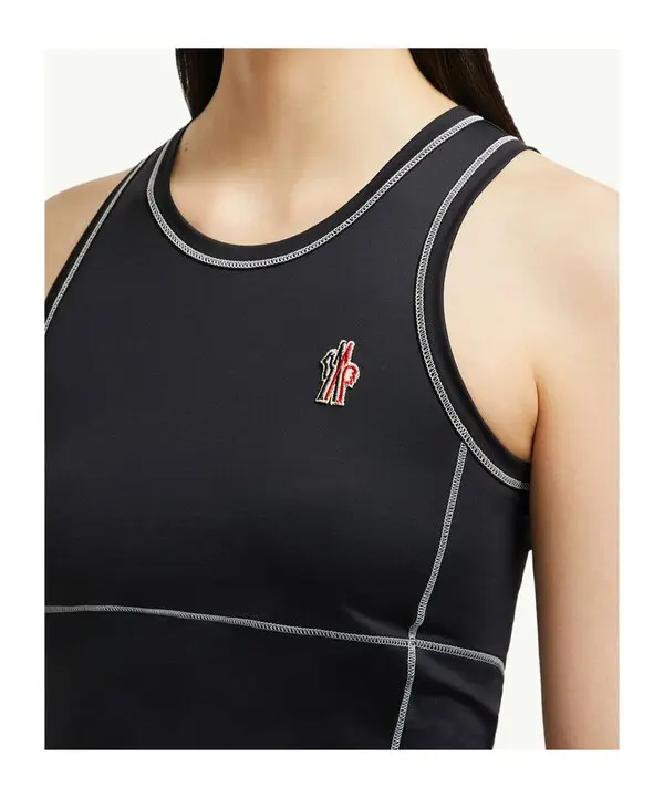 Moncler Logo Embroidered Tank Top