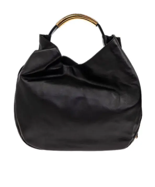 Moschino Lettering Top Handle Bag - Black
