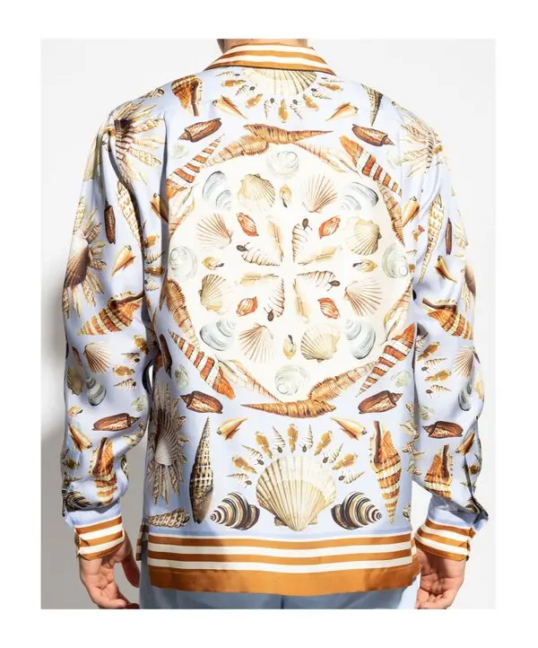 Dolce & Gabbana Dolce Gabbana Shell Printed Long-sleeved Shirt
