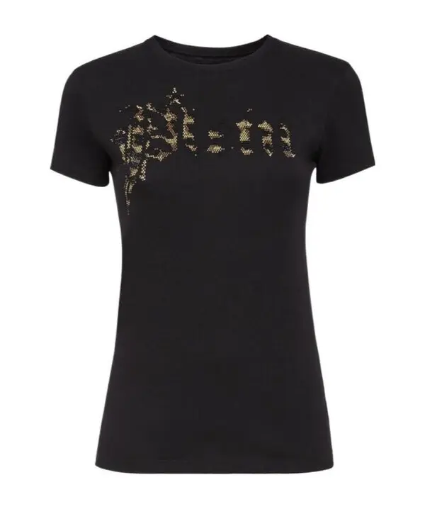 Philipp Plein Logo Details T-shirt - Black