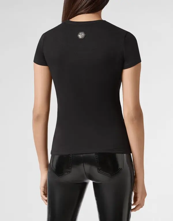 Philipp Plein Embellished Logo T-shirt