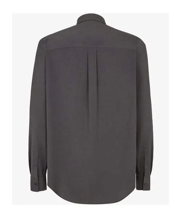 Fendi Long Sleeved Buttoned Shirt - Grey