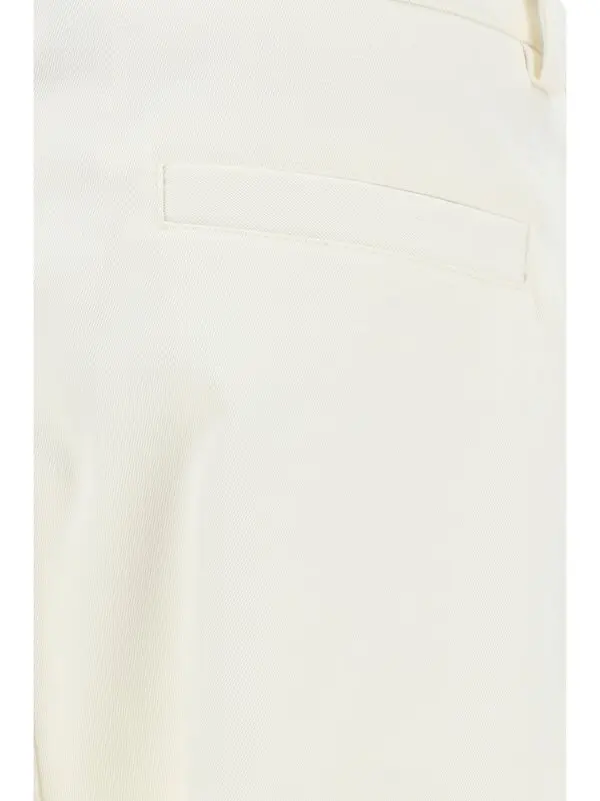 Brunello Cucinelli Straight-leg Tailored Trousers - White