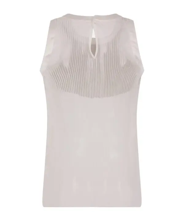 Sacai Sleeveless Ribbed Top